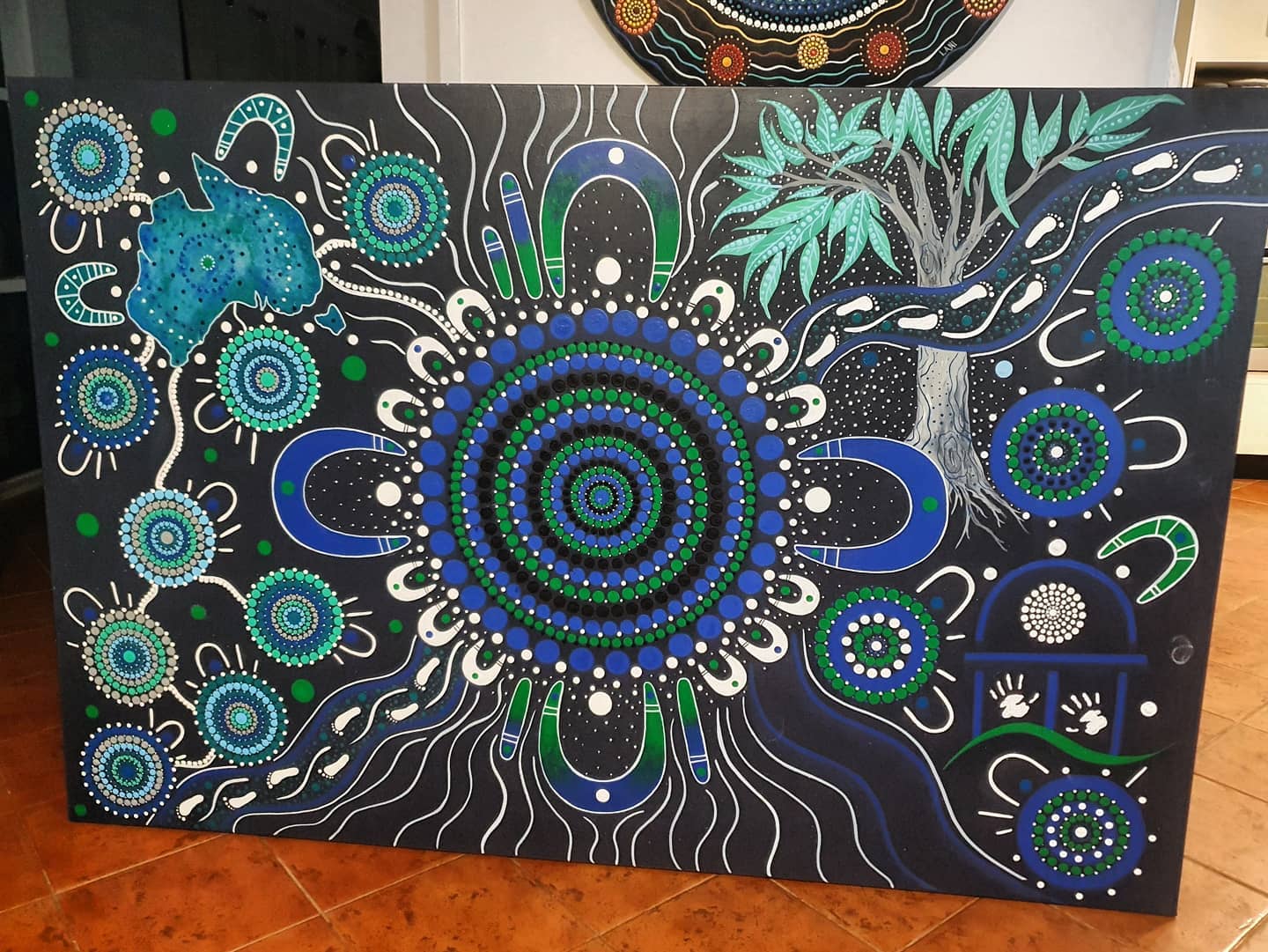 Aboriginal Art by Lani - Canvas to Digital