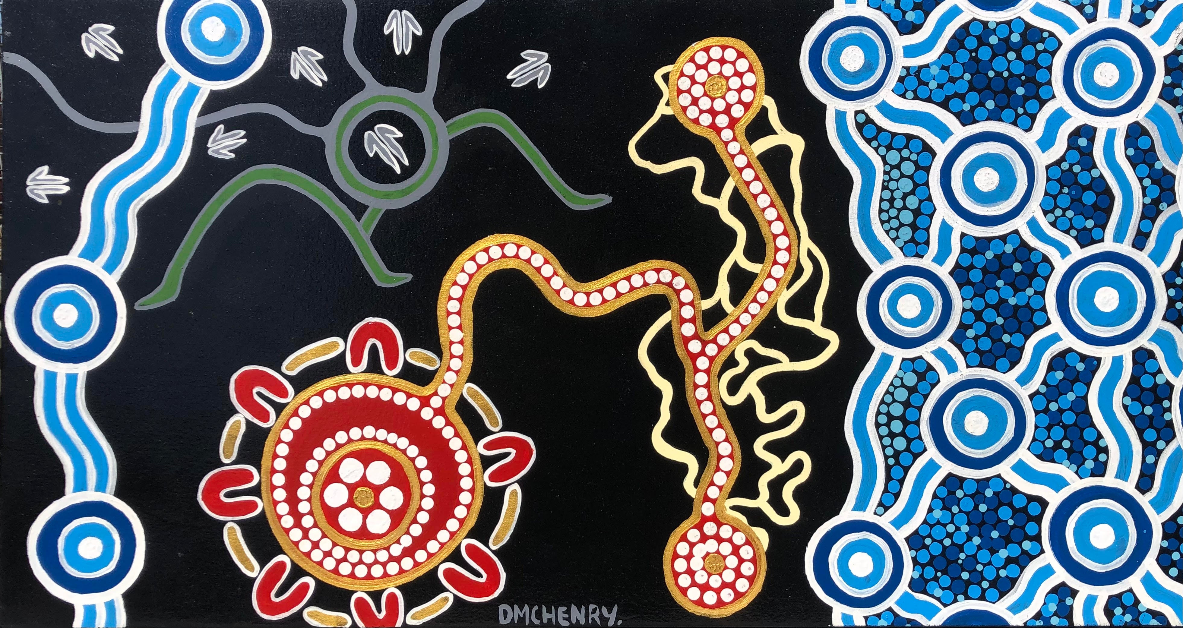 Aboriginal Art by Lani - Canvas to Digital